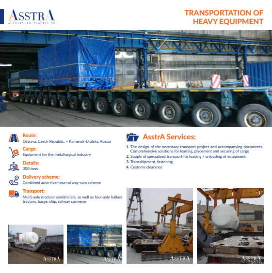 Transportation of outsized and heavyweight cargo